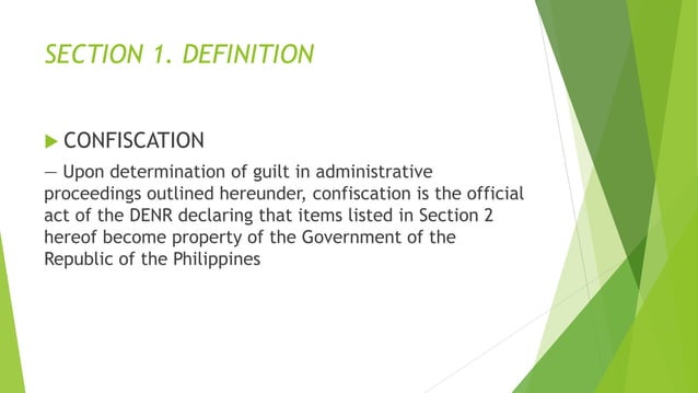 Department order DAO 97-32. powerpoint presentation | PPTX | Law