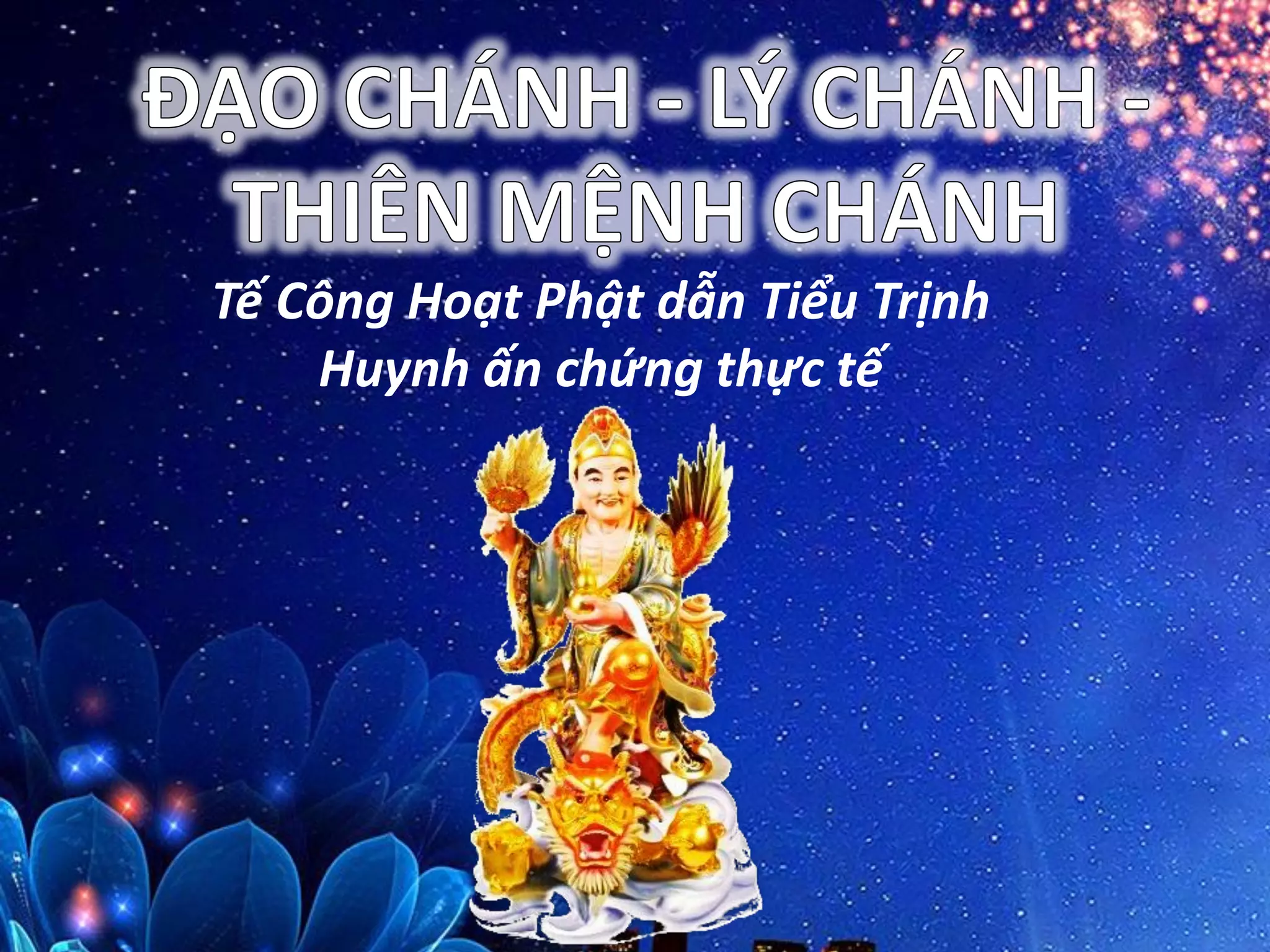 AN CHUNG DAO CHANH LY CHANH THIEN MENH CHANH | PDF