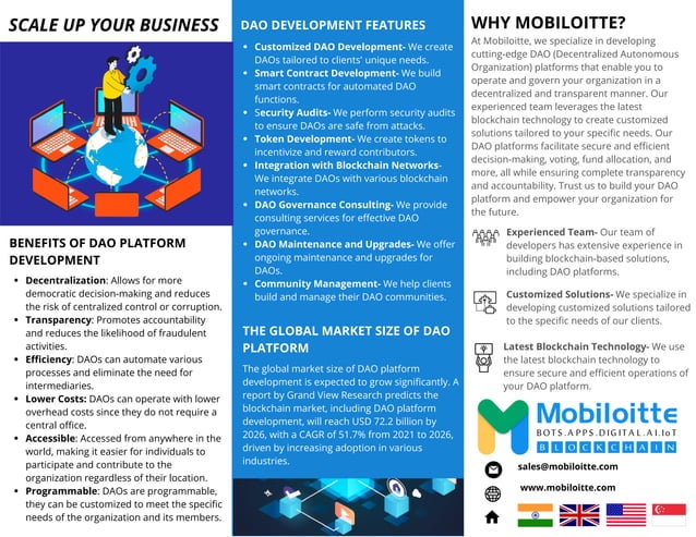 DAO Platform Development Services | PPT