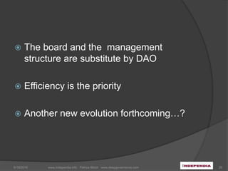 DAO and Corporate Governance : conceptual approach (2) | PPT | Free ...