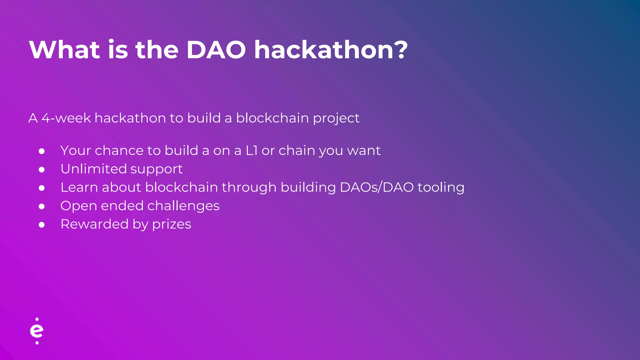 DAO Hack Launch | PPTX