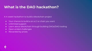 DAO Hack Launch | PPTX