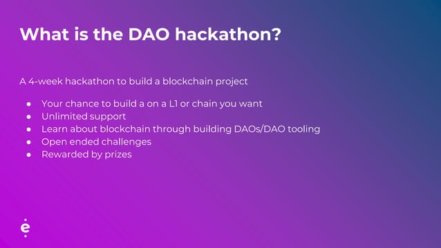 DAO Hack Launch | PPTX