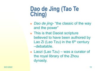 daoism(taoism).ppt | Spirituality | Religion & Spirituality
