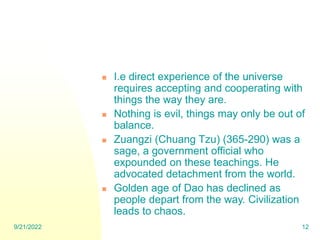 daoism(taoism).ppt | Spirituality | Religion & Spirituality
