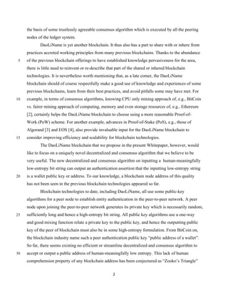 DaoLiName－Decentralized Identity as Public Key | PDF