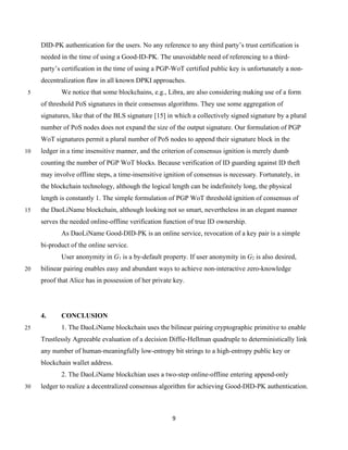 DaoLiName－Decentralized Identity as Public Key | PDF