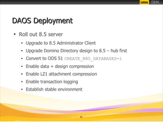 Daos Technical Overview Ne Lotus | PDF | Operating Systems | Computer Software and Applications