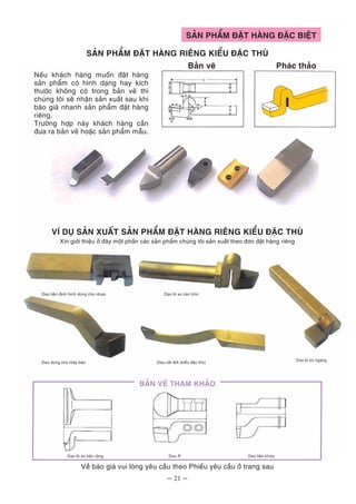 Dao tiện - Sanwa Seisakusho catalogue - Vietnamese | PDF