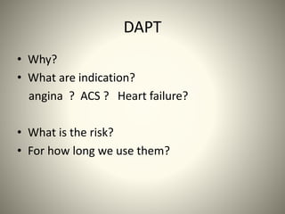 dual antiplatelet therapy | PPTX