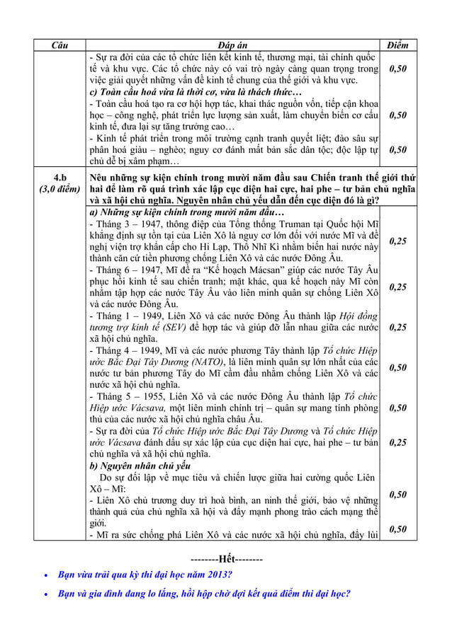 Dap an-de-thi-dai-hoc-mon-lich-su-khoi-c-nam-2013 | DOC