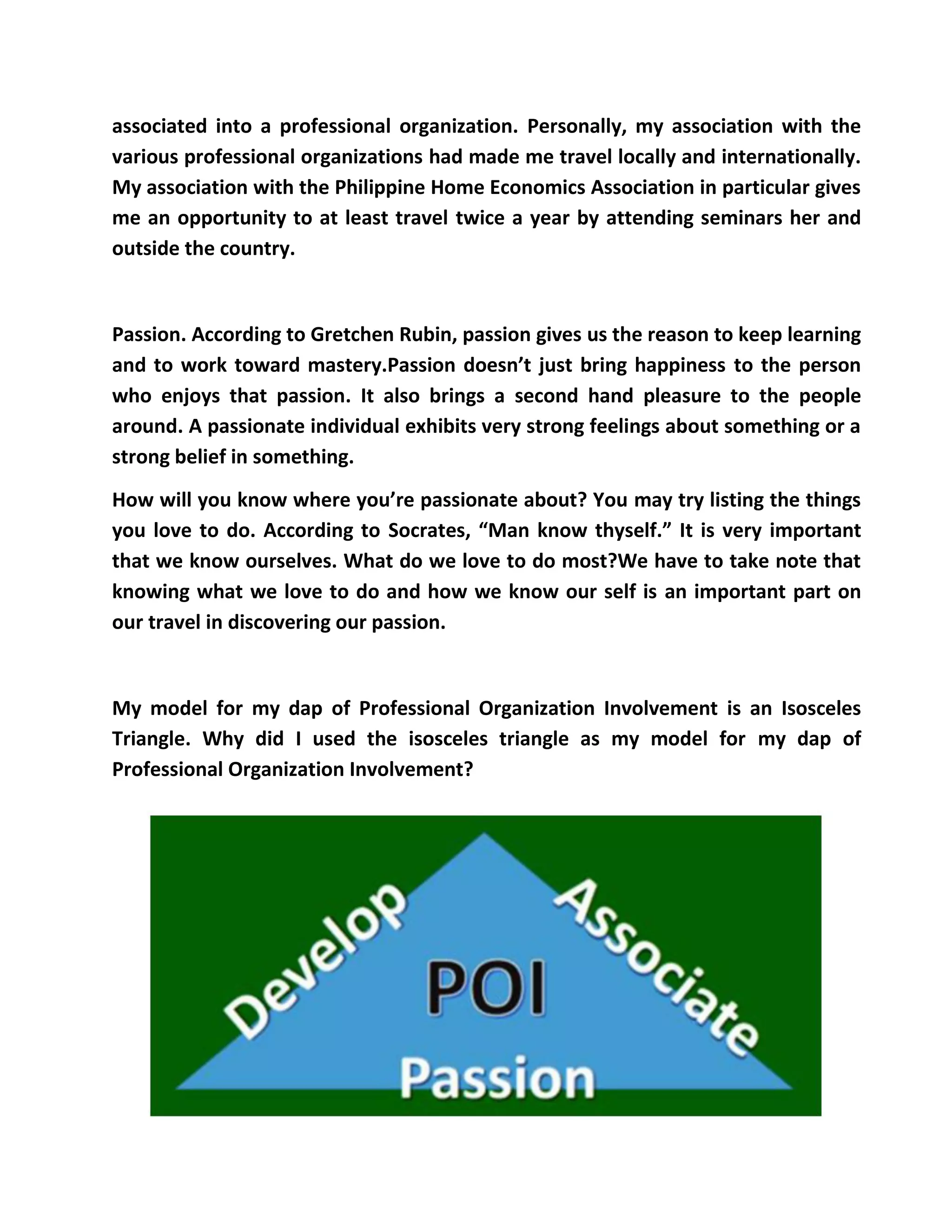 dap of Professional Organization Involvement | PDF