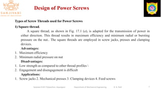 DAP 4.1 Design of Power screws - Part I.pdf