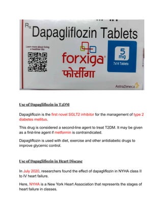 Everything you need to know about Dapagliflozin mechanism of action | PDF