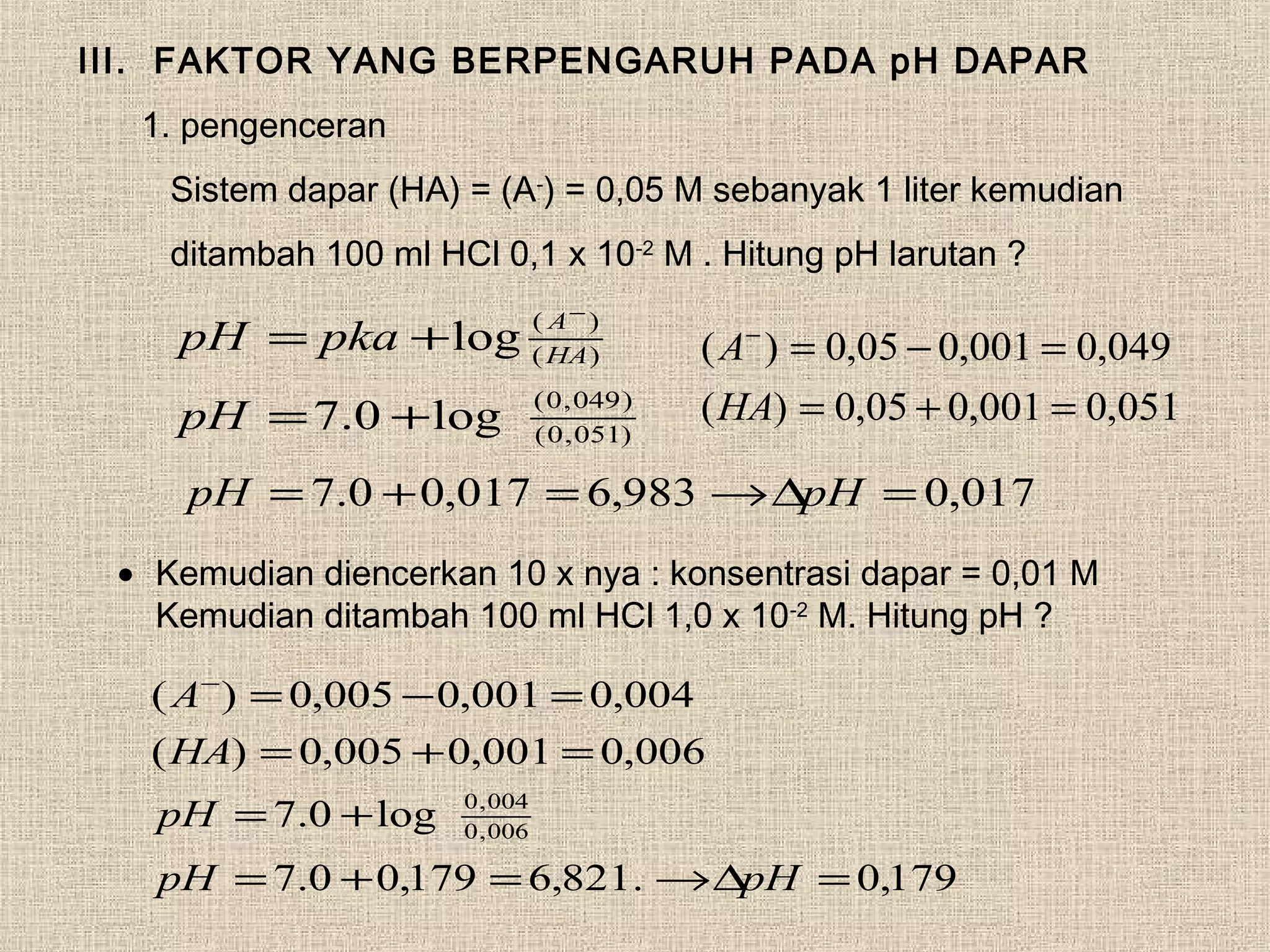 Dapar dan larutan 2 | PPT