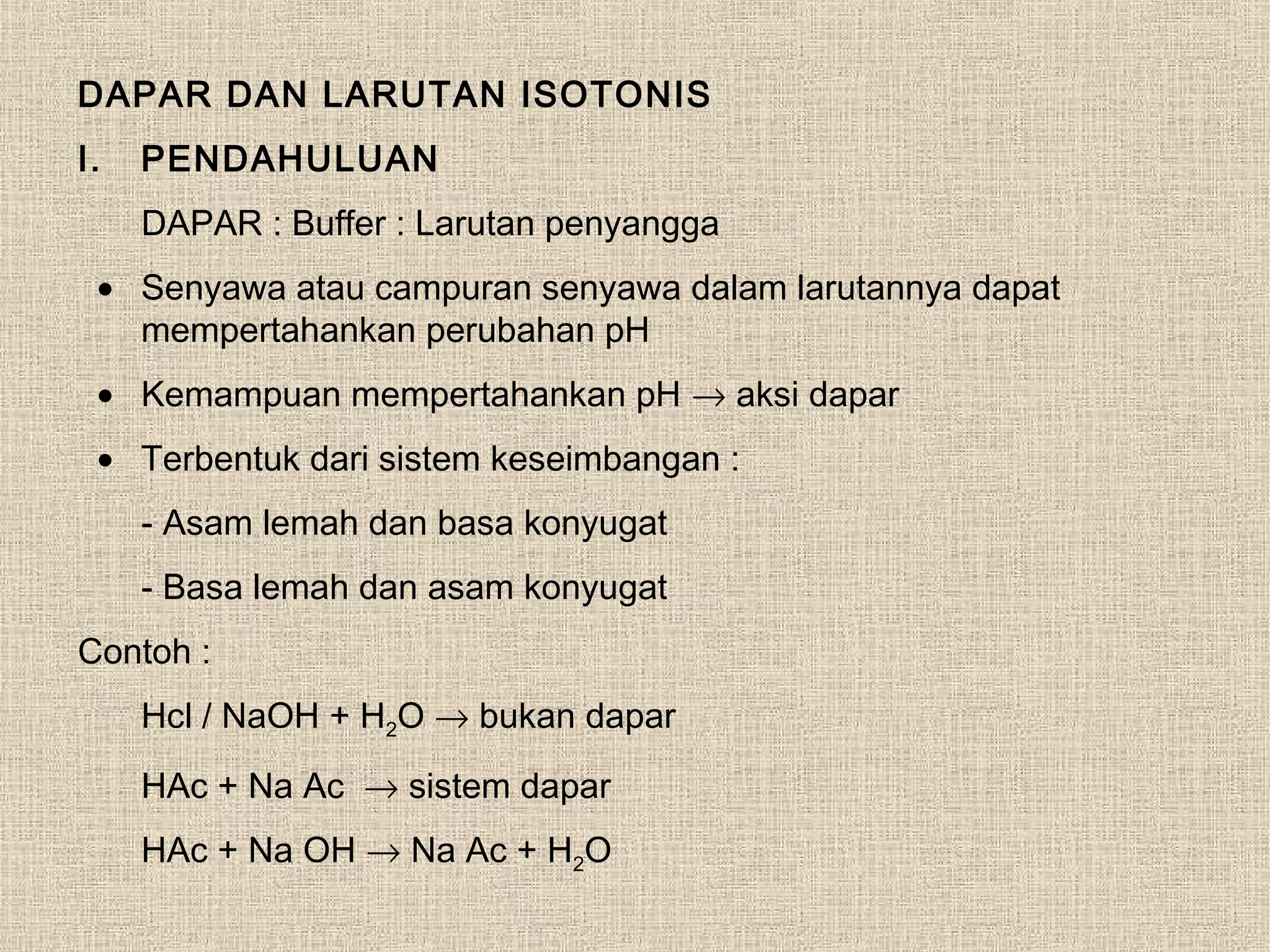 Dapar dan larutan 2 | PPT