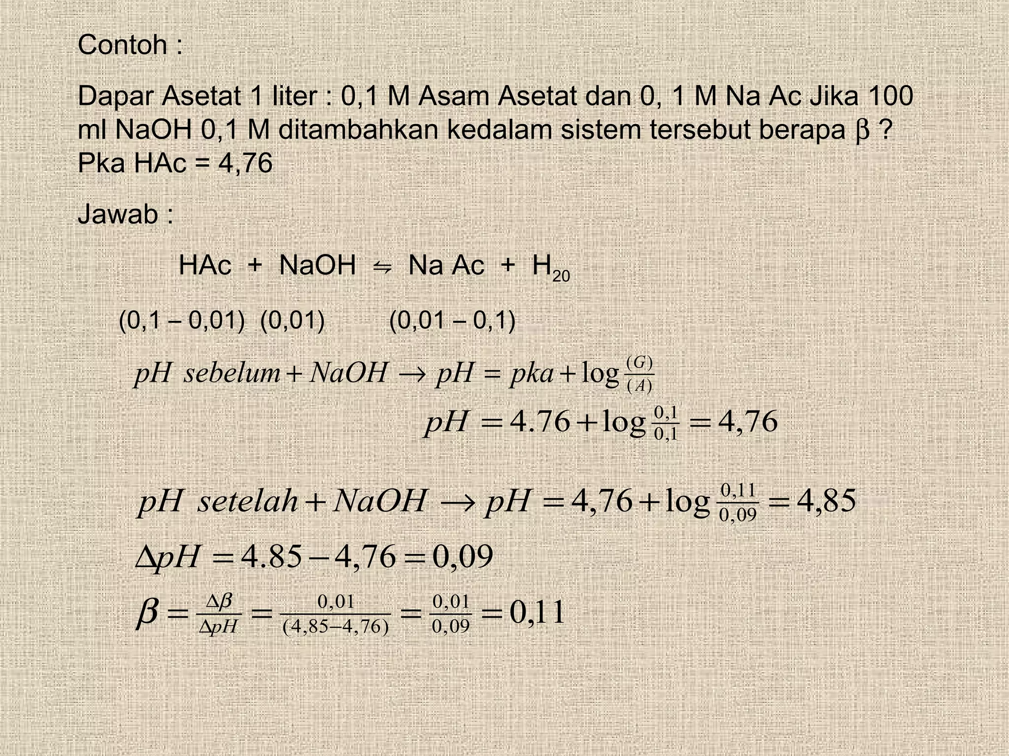 Dapar dan larutan 2 | PPT