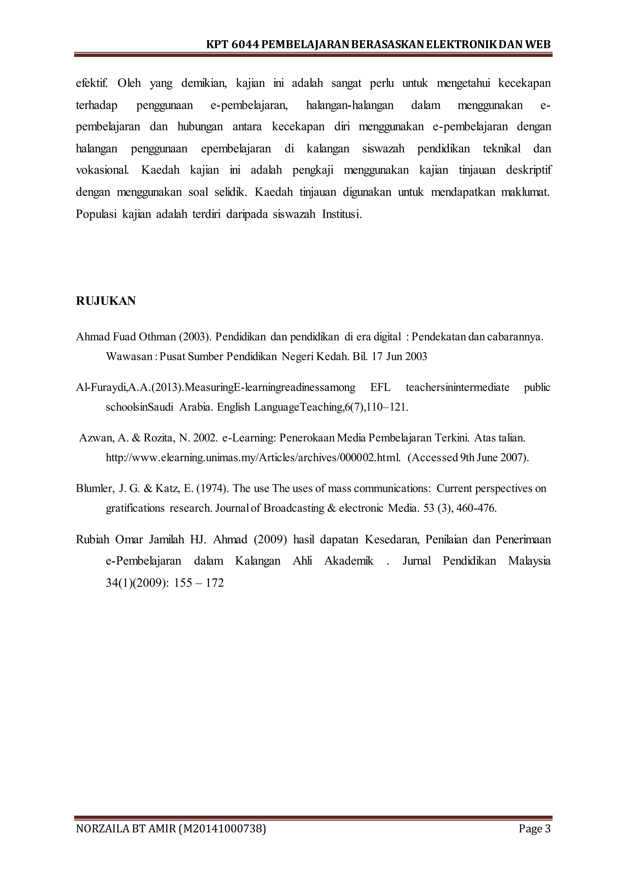 Dapatan kajian kpt 6044 | PDF