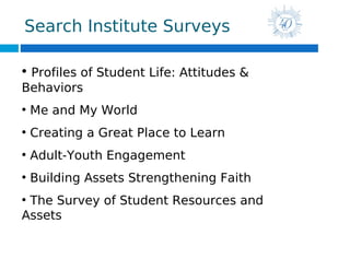Search Institute's Developmental Assets Profile: What It Is and How to ...