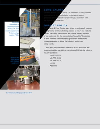 DAPC Capabilities Brochure | PDF
