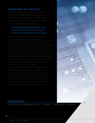 DAPC Capabilities Brochure | PDF
