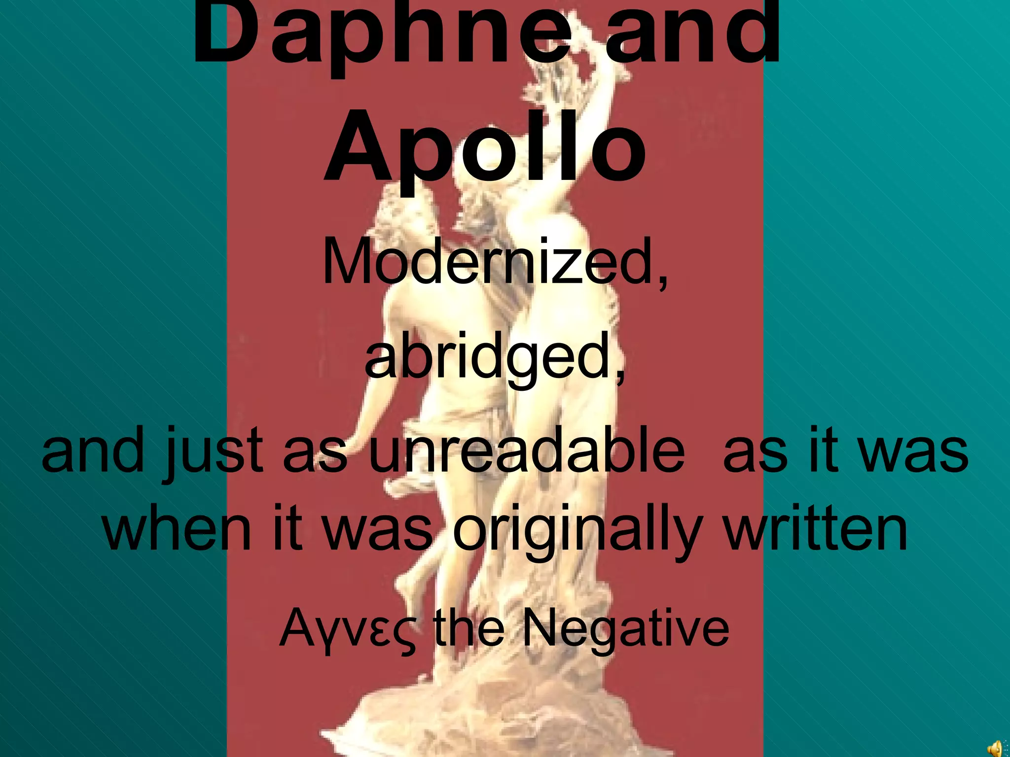 Daphne And Apollo | PPT