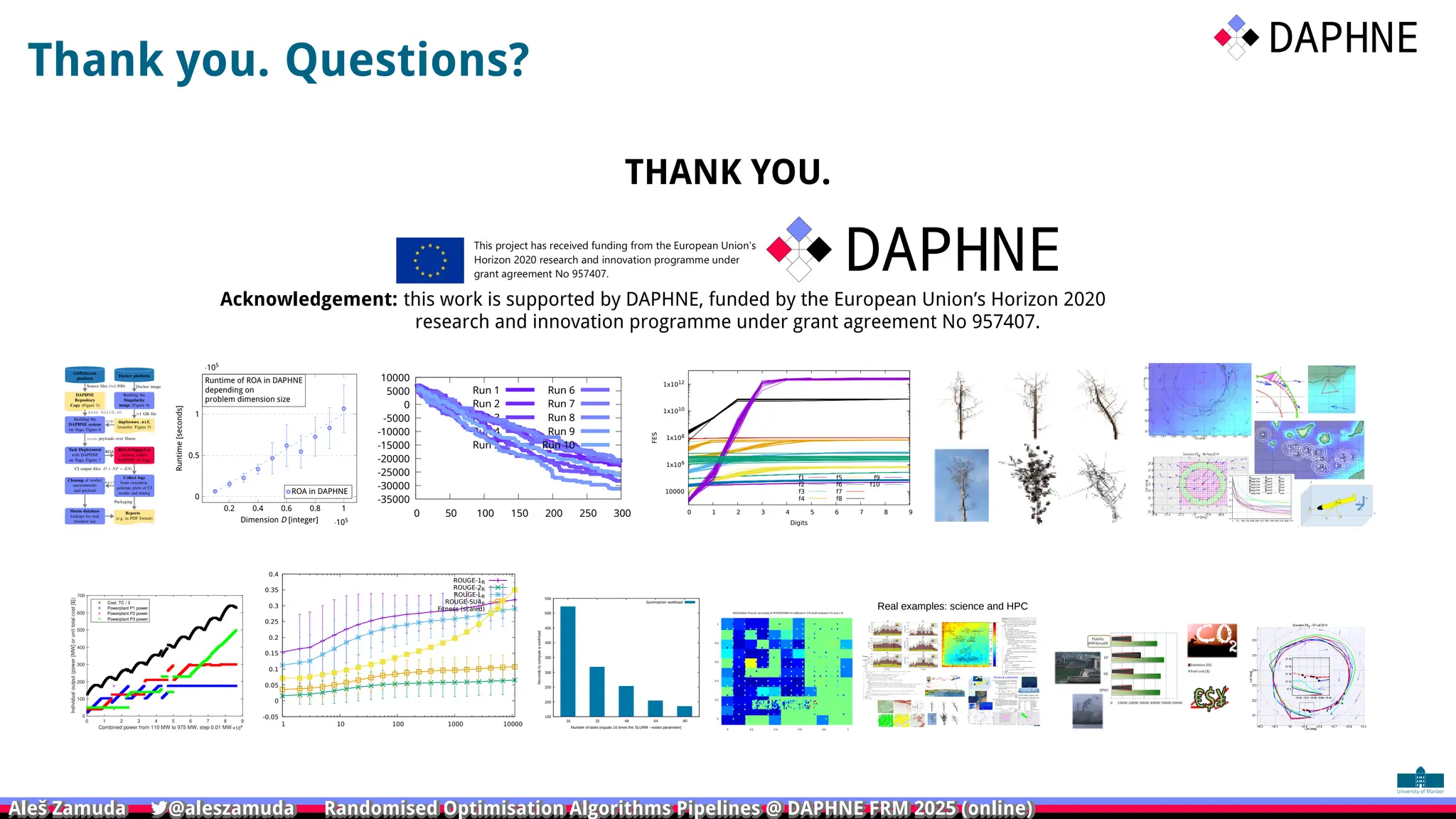 Randomised Optimisation Algorithms Pipelines @ DAPHNE FRM 2025 | PDF