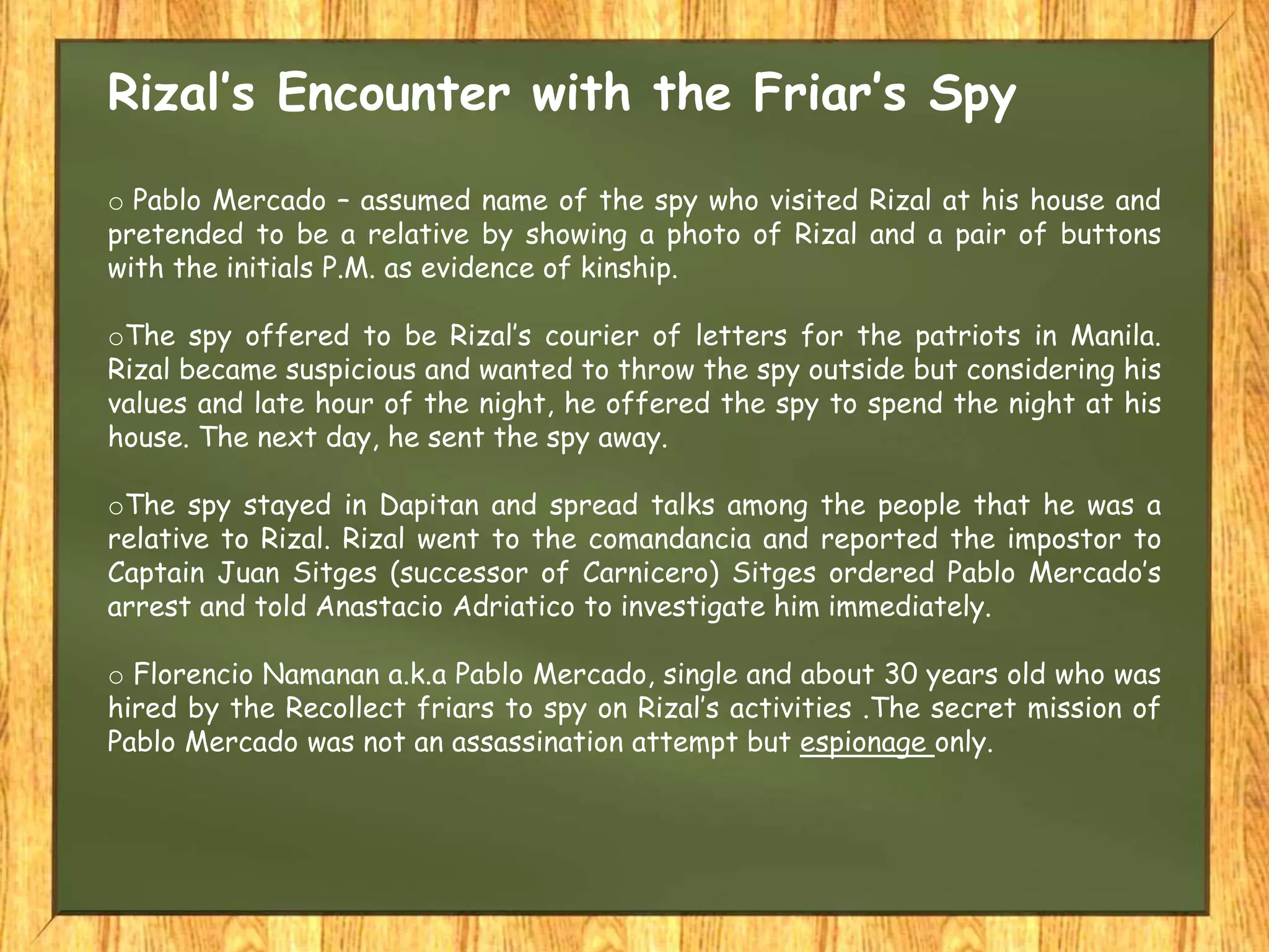 Jose Rizal in Dapitan | PPTX