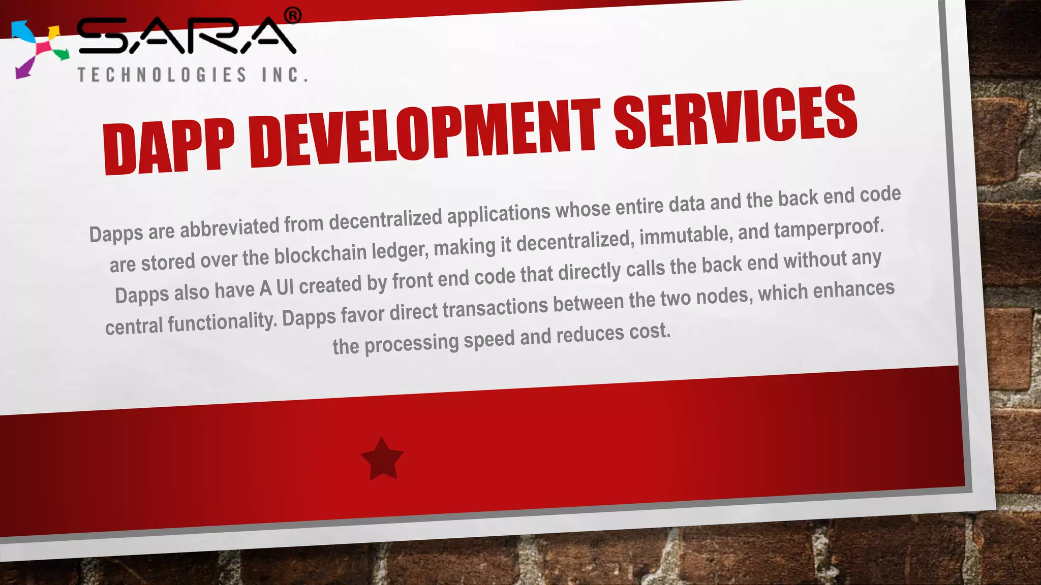 Dapp development services | PPT