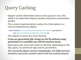 Dapper performance | PPTX