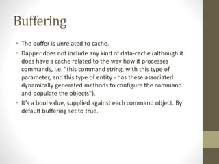 Dapper performance | PPTX