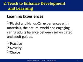 DEVELOPMENTALLY APPROPRIATE PRACTICES WITH YOUNG CHILDRENppt | PPT