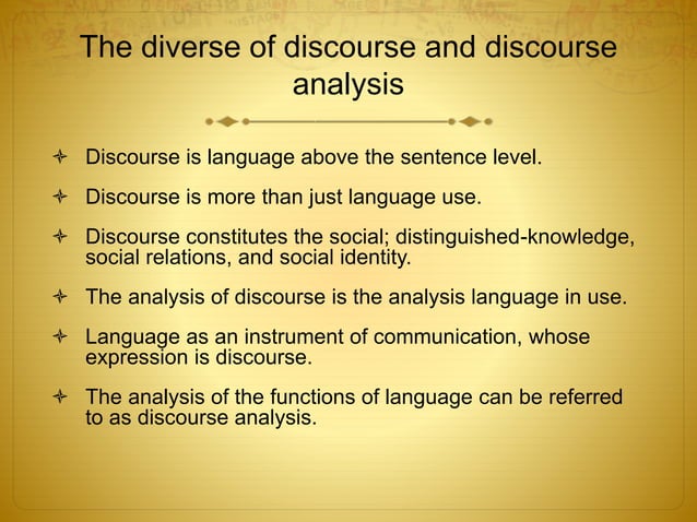 Discourse Analysis ppt | PPTX | Education