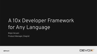 Dapr - A 10x Developer Framework for Any Language | PPT