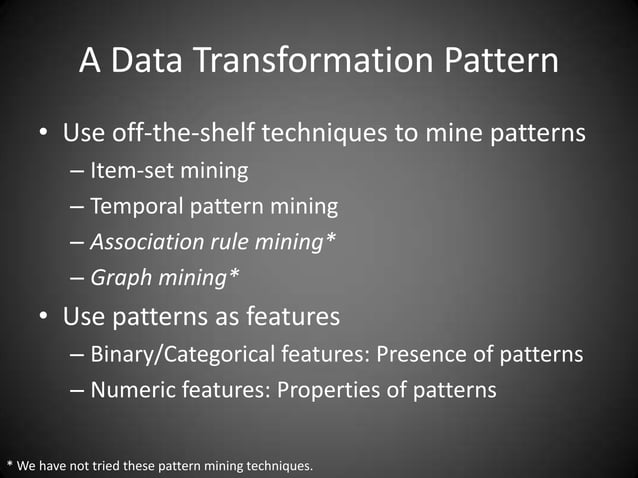 Pattern-based Features | PPT