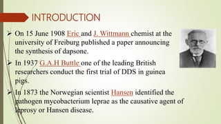 Dapson | PPTX | Skin and Dermatology | Diseases and Conditions