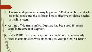 Dapson | PPTX | Skin and Dermatology | Diseases and Conditions