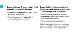 Dapsone drug , presentation ,dermatology | PPTX