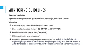 Dapsone drug , presentation ,dermatology | PPTX