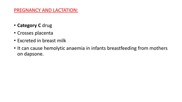 DAPSONE drug uses, mechanism and review dermatology | PPTX