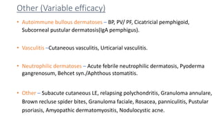 DAPSONE drug uses, mechanism and review dermatology | PPTX