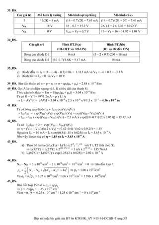 Vat ly ban dan (Dap so on thi gk) | PDF