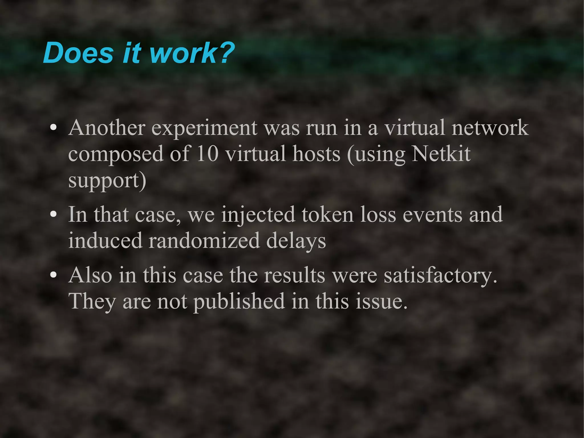 Design of a secure "Token Passing" protocol | PPT