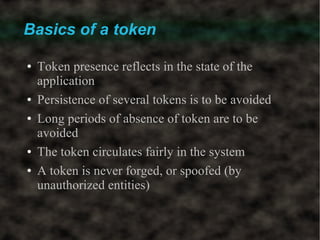 Design of a secure "Token Passing" protocol | PPT