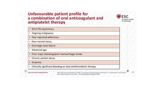 Dapt - DUAL ANTI PLATELET THERAPY | PPTX
