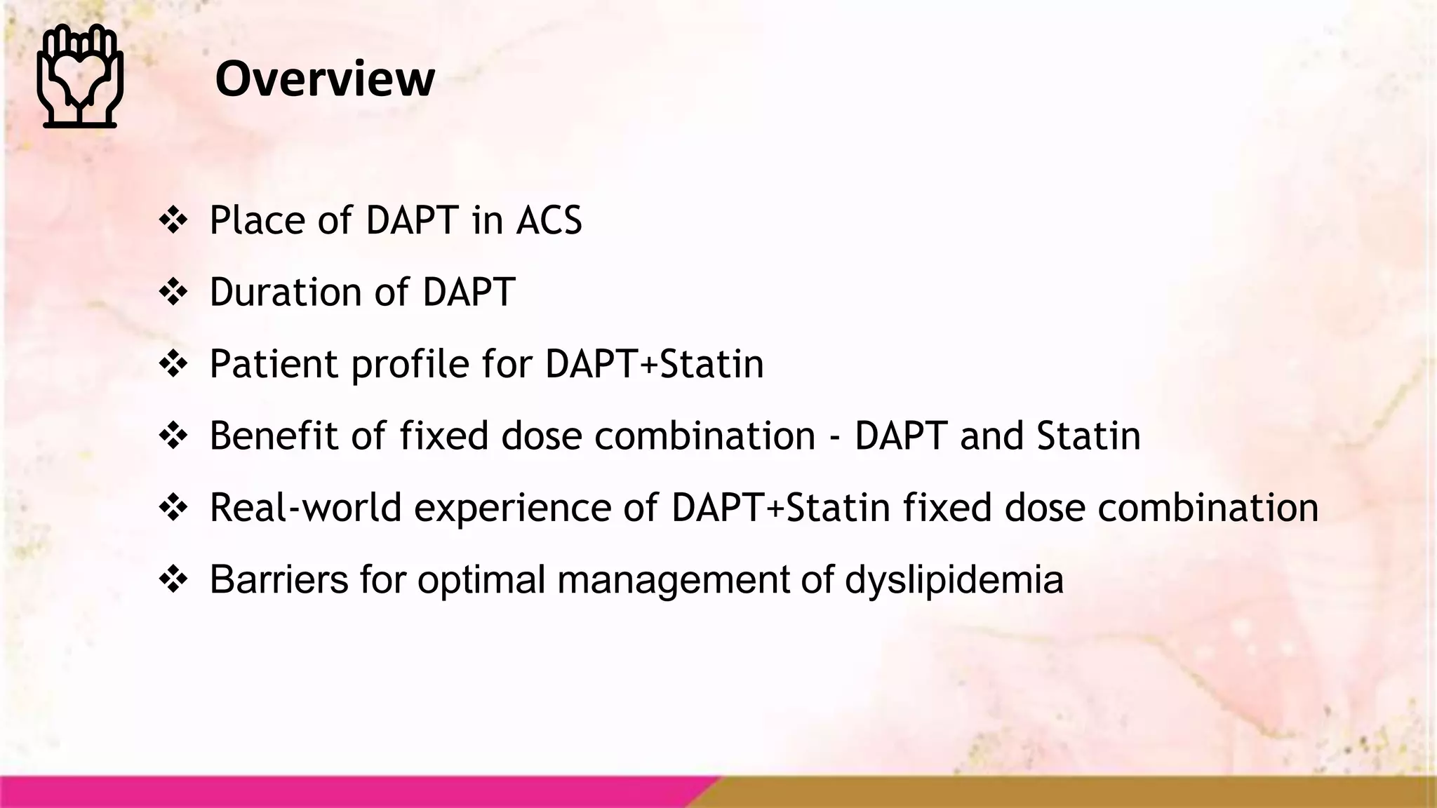 DAPT & Statin Fixed dose combination.pptx