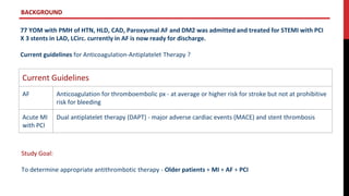 Dapt vs triple therapy, jacc | PPT