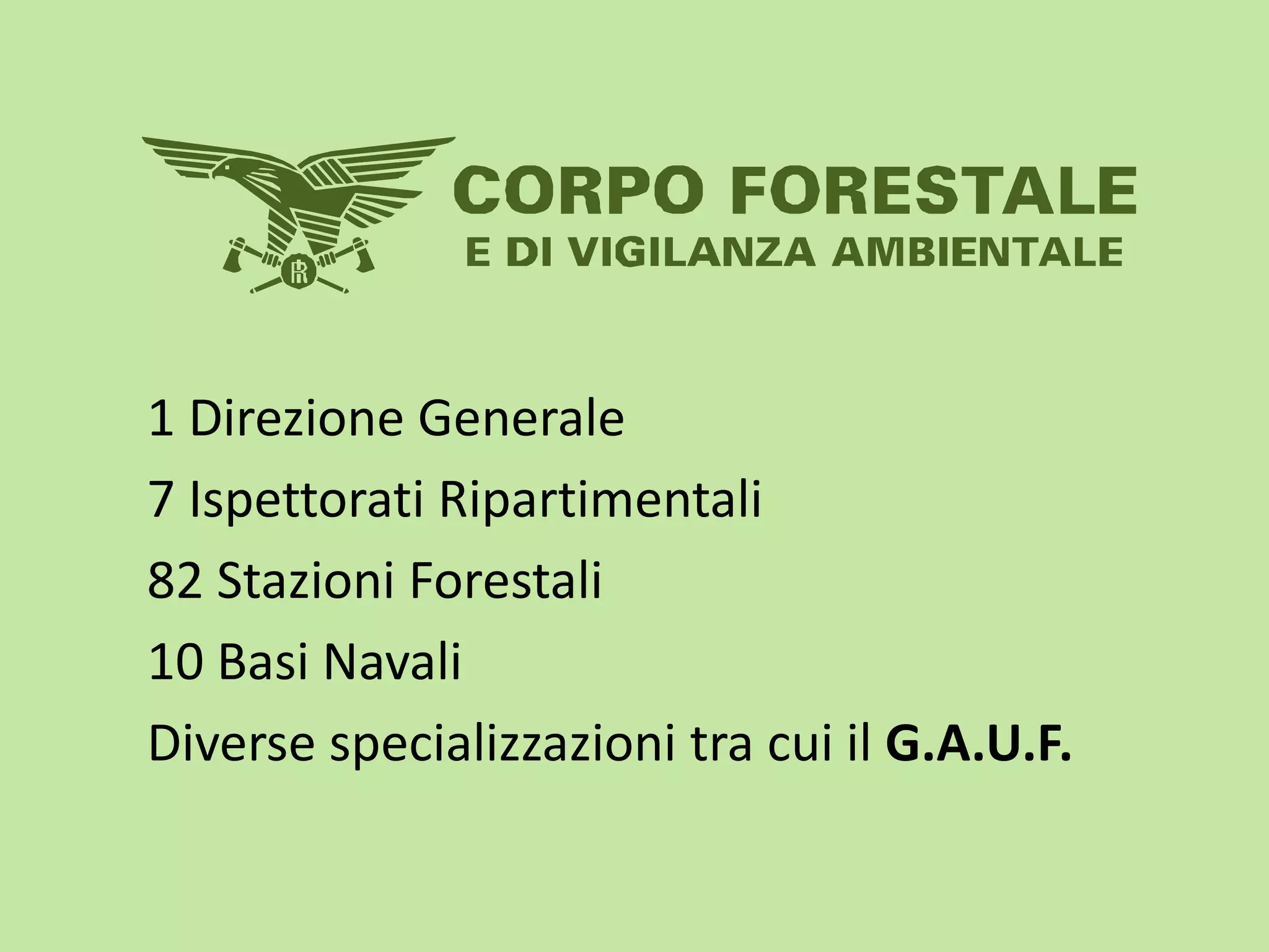 REAS 2015 - GAUF Corpo Forestale e Vigilanza Ambientale | PDF