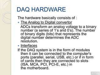 Data Acquisition System | PPTX