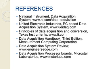 Data Acquisition System | PPTX
